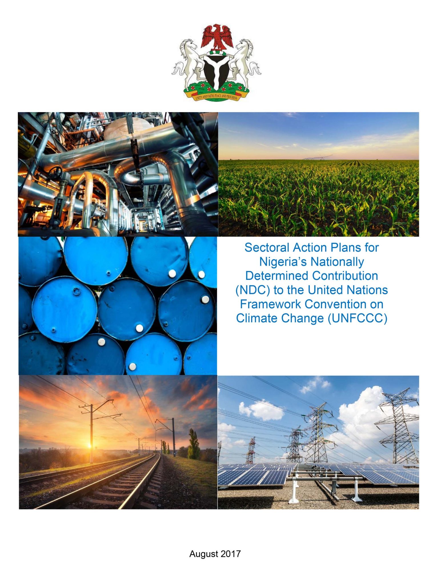 Sectoral Action Plans Nationally Determined Contribution(NDC) To The ...